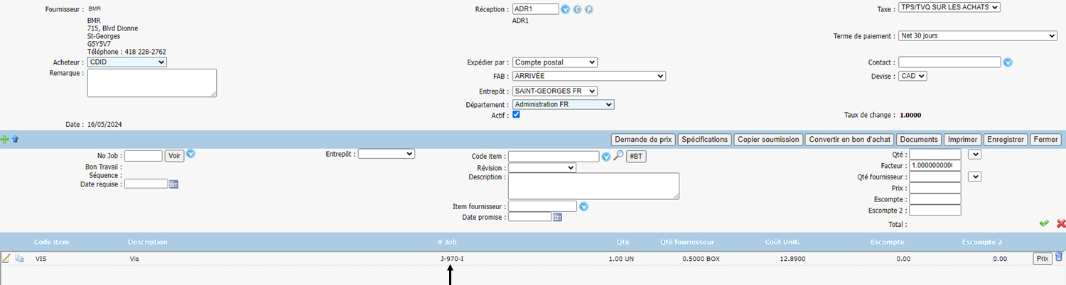 Processus des appels de service et des installations - Prextra